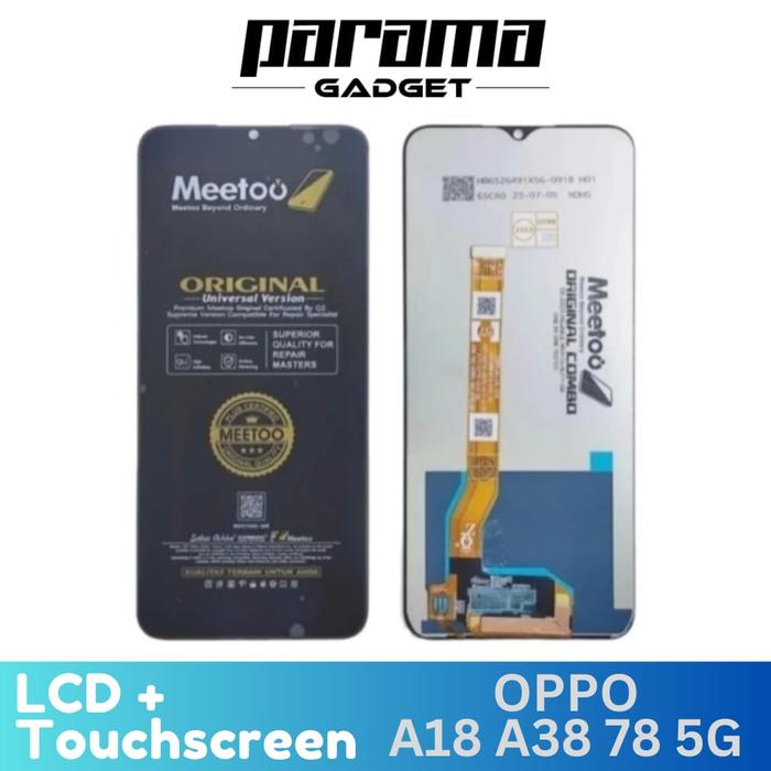 Jual LCD OPPO A18 A38 A78 5G Touchscreen original meetoo Crown ...