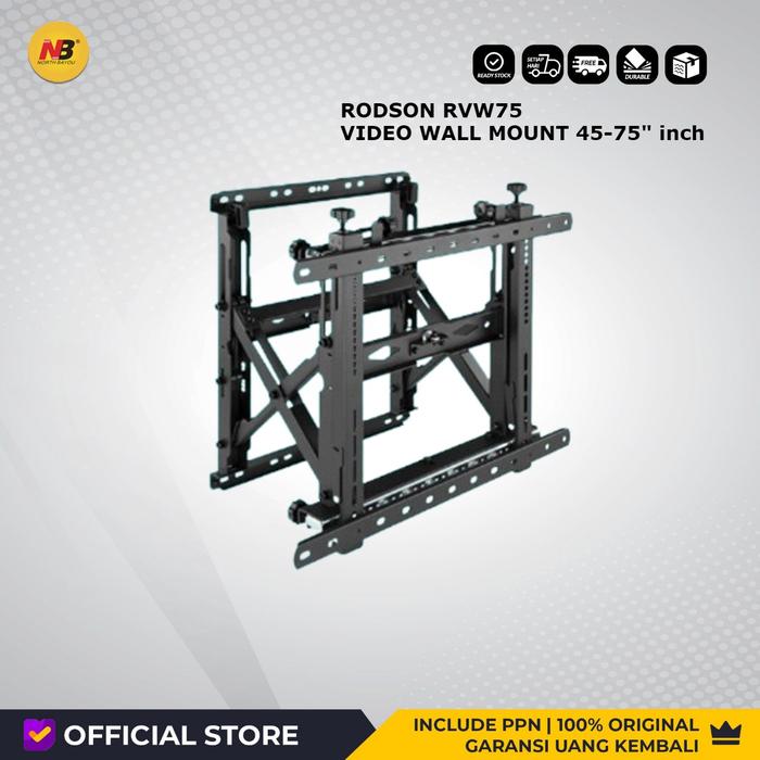 Jual Bracket Videotron Rodson RVW75 TV video wall mount 45" - 75" inch ...