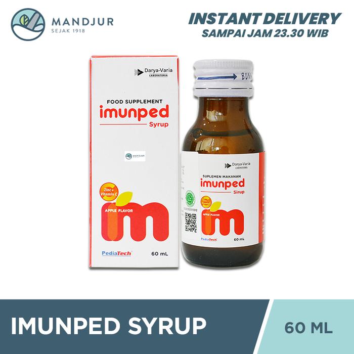 Jual Imunped Sirup 60 mL - Suplemen Zinc dan Vitamin C Anak - Jakarta ...