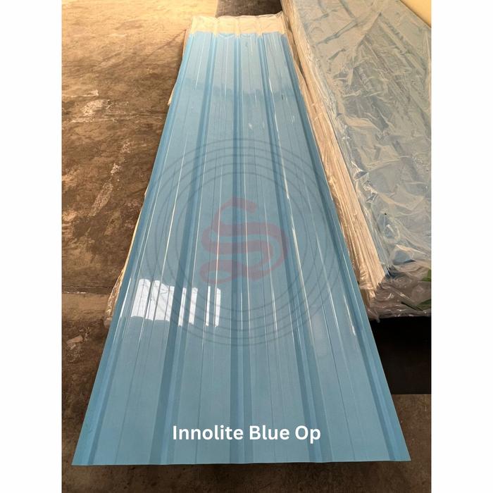 Jual Atap Spandek Plastik Putih Opal/Atap Innolite Tebal 1,2mm Lebar 1 ...