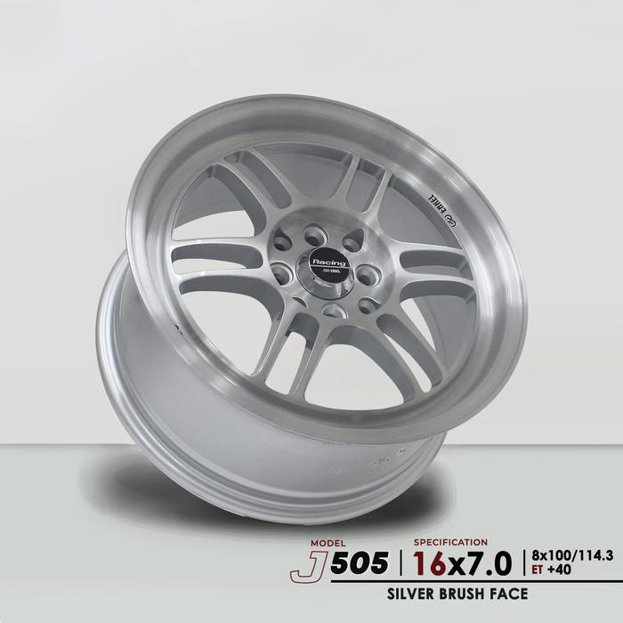 Jual J505 SILVER BRUSH FACE VELG JF LUXURY R16 - Kota Palembang - Super ...