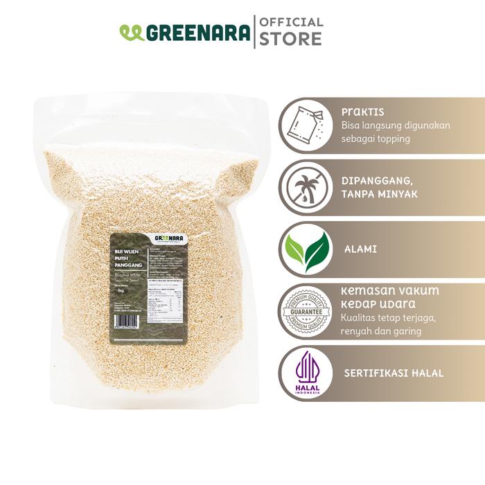 Jual Wijen Putih Panggang 1 Kg / Roasted White Sesame Seed - Jakarta ...