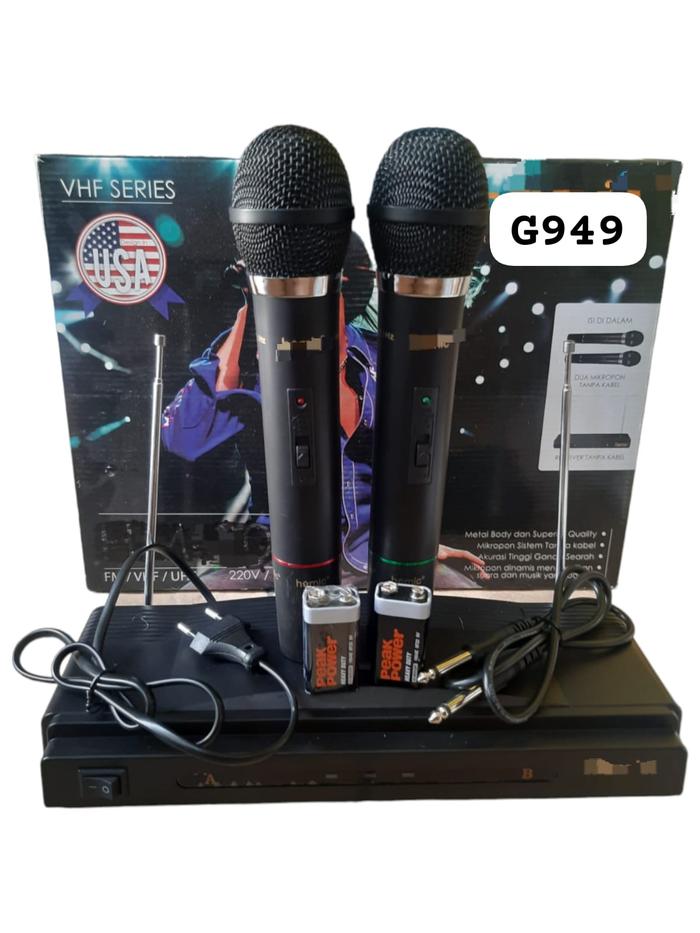 Jual G949 ORIGINAL MIK MIKROFON MIK MIX DUAL MICROPHONE VOCAL ...