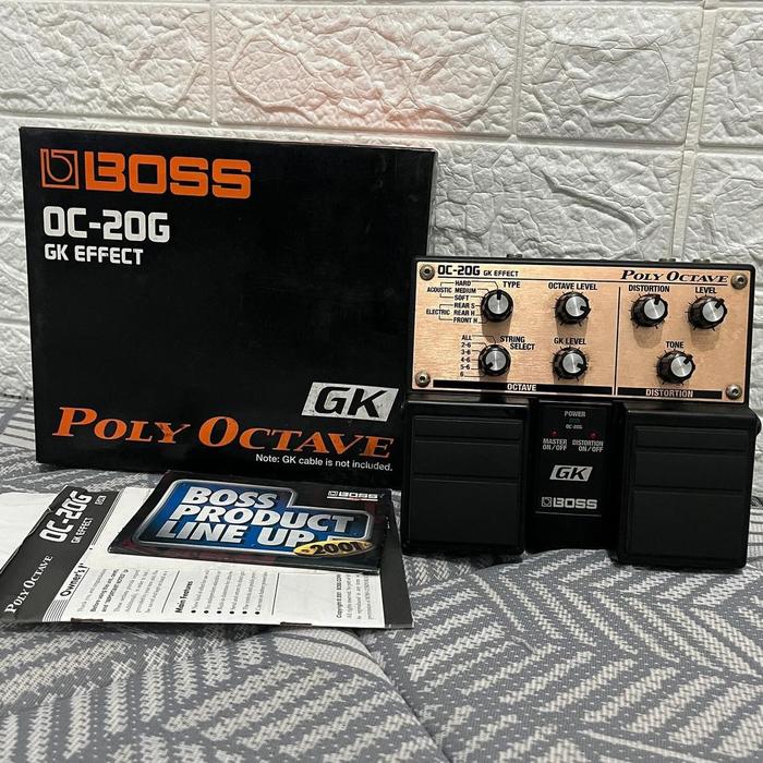 Jual NOS Boss OC-20G Poly Octave GK Effect Twin Pedal n mxr tc ...