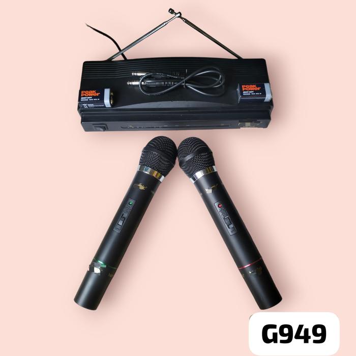 Jual G949 MIK MIKROFON MIK MIX DUAL MICROPHONE VOCAL MICROPHONE MIC ...
