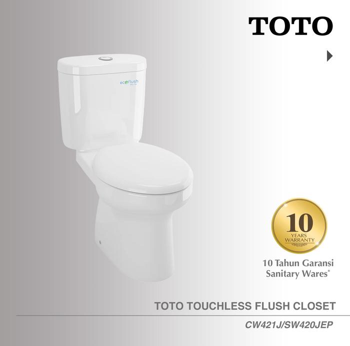 Promo TOTO Closet CW421J/SW420JEP | Closet Duduk - Kloset Duduk Cicil 0 ...