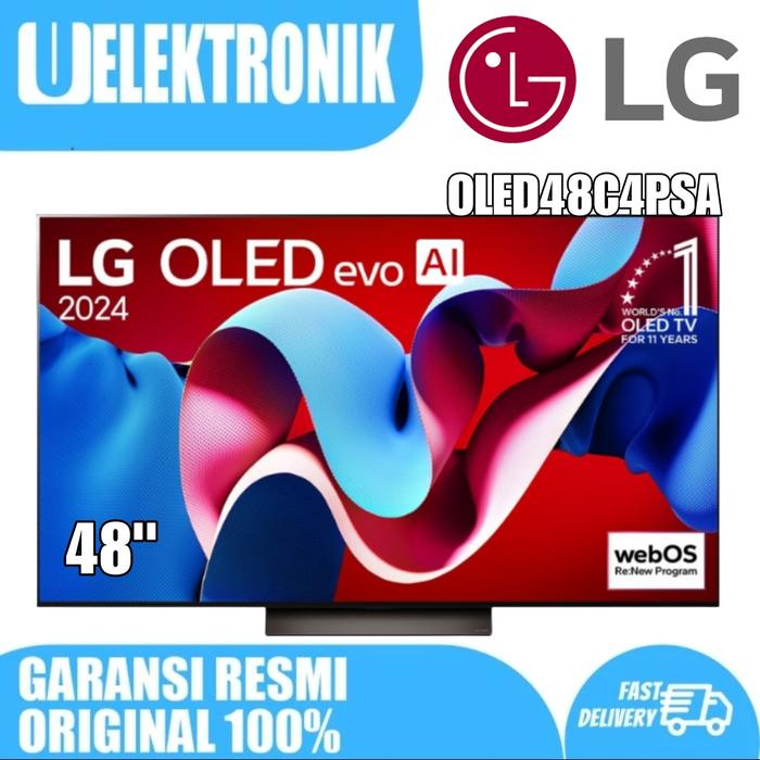 Jual LG OLED 4K UHD SMART TV 48 INCH OLED48C4PSA 48C4PSA C4 2024 ...