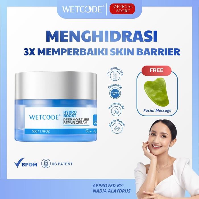 Promo Wetcode Hydro Boost Deep Moisture Repair Cream (50g) - Jakarta ...