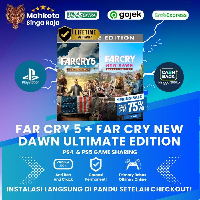Jual Far Cry 5 + Far Cry New Dawn Ultimate - PS4 - Ps5 - Digital Game ...