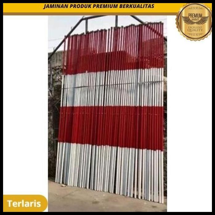 Jual Bendera Tiang Bendera Bambu 4 Meter Lwarna Merah Putih Rizwantoko ...