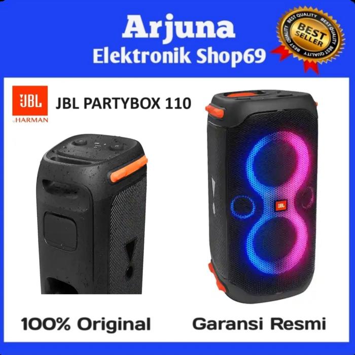 Jual JBL PartyBox110 Bluetooth Speaker Aktif Portabel PartyBox 110 - Party Box 110 - Kota ...