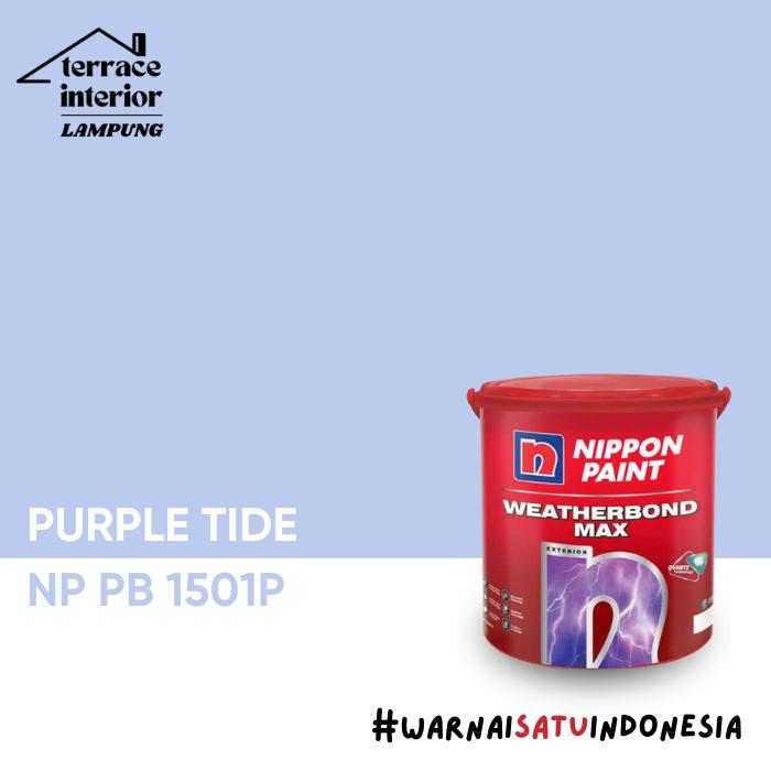 Jual Cat Tembok Exterior Weatherbond Max Nippon Paint Warna Ungu 2.5 L ...
