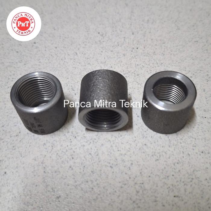 Jual 1/4" inch Half Coupling / Half Sock Besi A105 Class 3000 Drat NPT ...