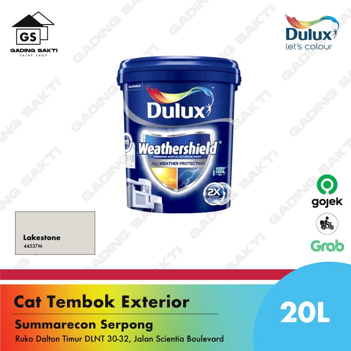 Jual Dulux Weathershield Lakestone 44537M (Tinting / Oplos) Pail 20L ...