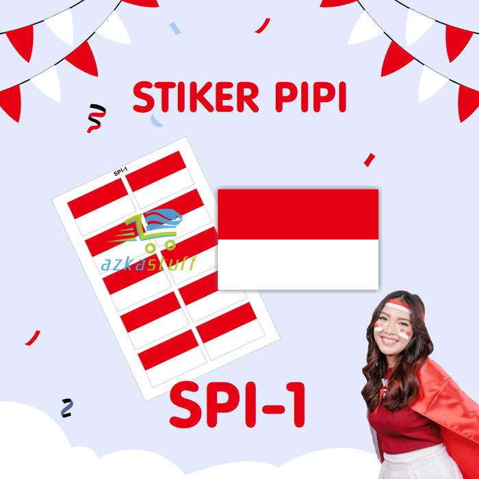 Jual Sticker Pipi Merah Putih Tempelan Pipi Bendera stiker 17 agustus - SPI-1 - Kota Tangerang ...