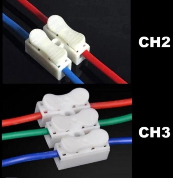 Jual Quick Connect Wire Terminal CH2 CH3 Sambungan Kabel 2 pins dan 3 ...