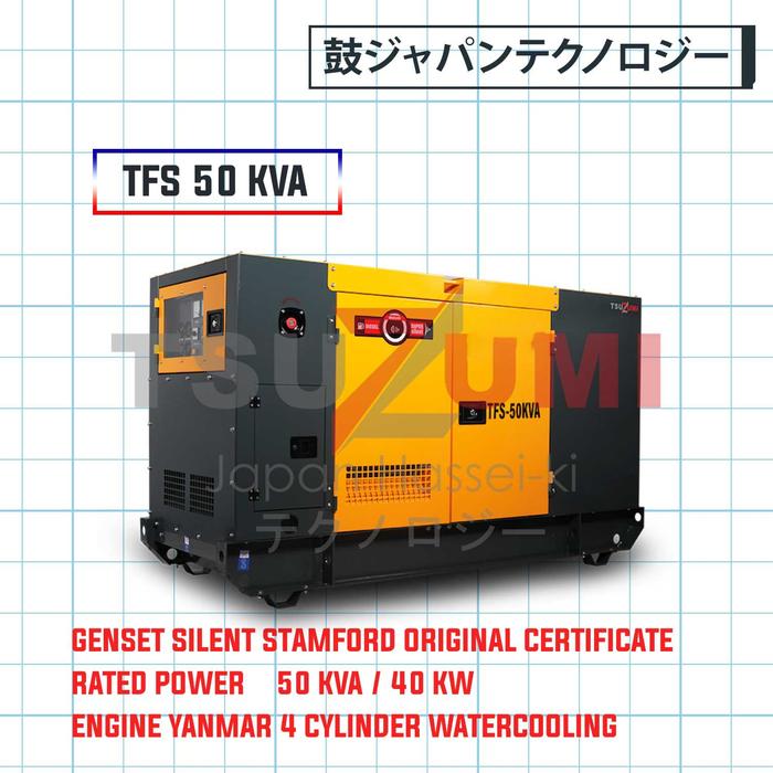 Promo Genset 50 KVA engine FAW by Tsuzumi Japan technology Cicil 0% 3x ...