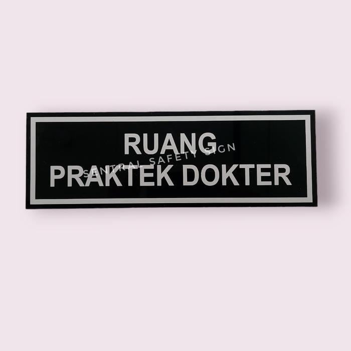 Jual Rambu Nama Ruangan Custom Akrilik - Jakarta Barat - sentral safety ...
