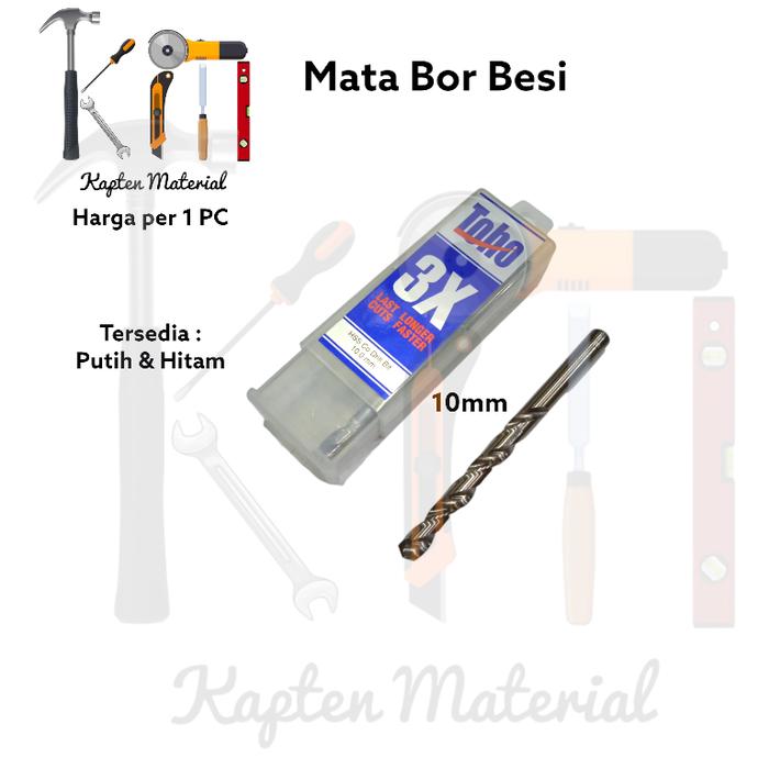 Jual Mata Bor Besi 6mm | Bor Besi Toho 8mm | Isi Bor Besi 10mm | 12mm ...
