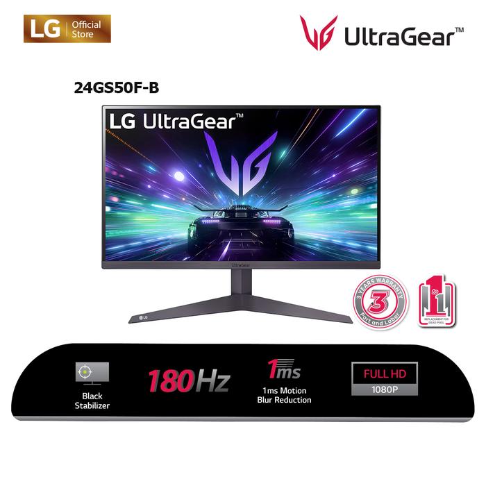 Promo LG UltraGear 24GS50F-B 23.8" FHD VA Gaming Monitor 5ms 180Hz Cicil 0% 3x - Kota Tangerang ...