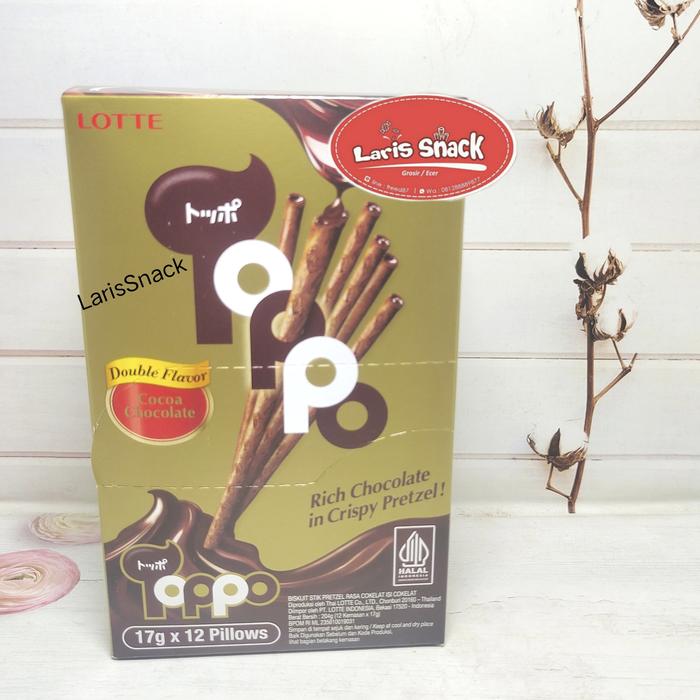 Jual LOTTE Toppo Vanila Chocolate Biskuit Box (Isi 12 Bks) - Jakarta ...