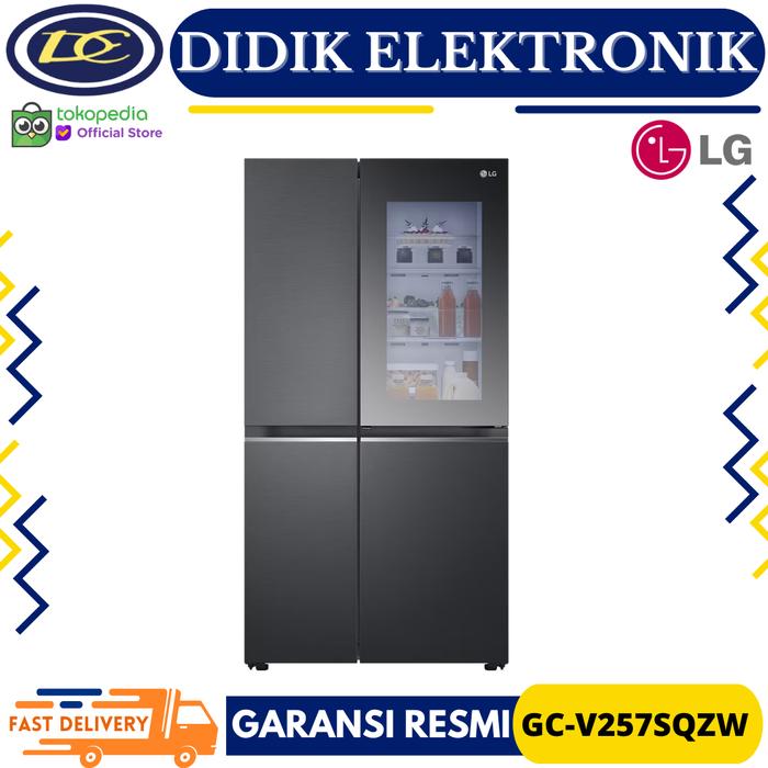 Promo Kulkas Side by Side LG GC-V257SQZW InstaView 655 Liter Multi Door Kulkas 4 Pintu Smart ...