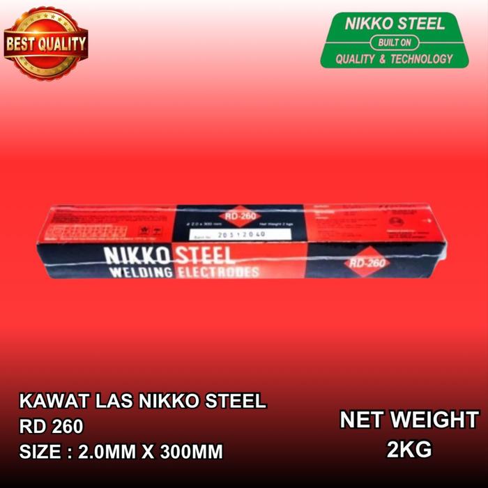 Jual Kawat Las Listrik / Elektroda Nikko RD 260 size 2.0x300mm(kemasan ...