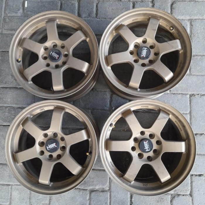 Jual Velg Bekas Racing HSR TOKYO R15 Baut 4 Untuk Brio Sigra Avanza ...