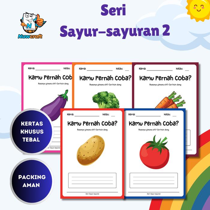 Jual Nuwcraft - Worksheet - Seri Sayur-sayuran 2 - Activity Worksheet ...
