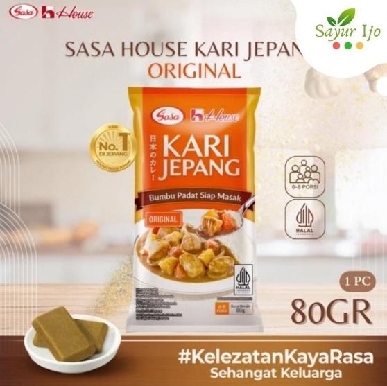 Promo Sasa House Bumbu Kari Jepang Original 80 Gram / Pack Rempah Dapur ...