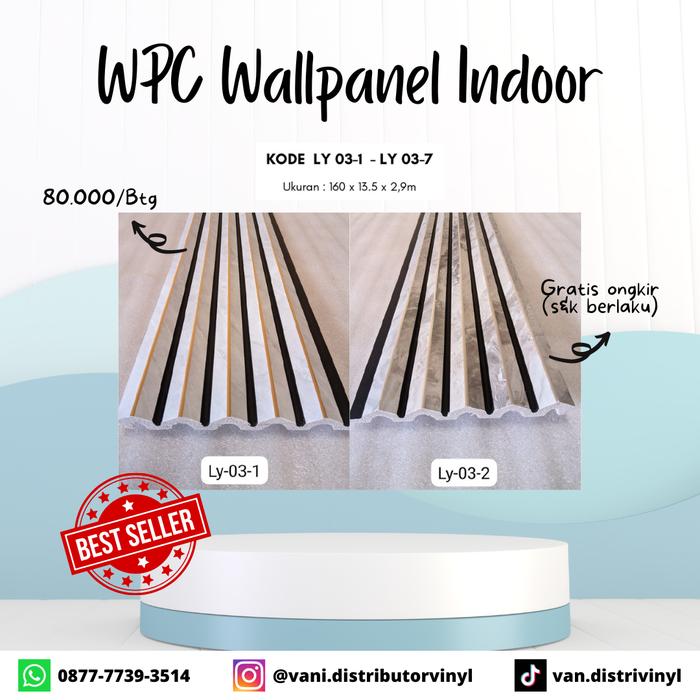 Jual Wood Panel Dinding WPC / Wall Panel Indoor MOTTO LY-03 Panjang 2 ...