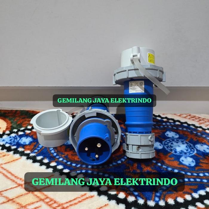 Jual PLUG EATON 3PIN 32A IP67 PLUG IN ACCORDANCE WITH 2P+E 32A 1PHASE EATON AH332P6W - Jakarta ...