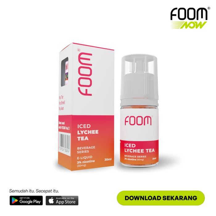 Jual LIQUID FOOM TEA SERIES - Iced Lychee tea - Jakarta Selatan - FOOM ...