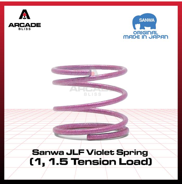 Jual Sanwa Original Spring Mod Tension Load Violet Yellow Red Blue ...