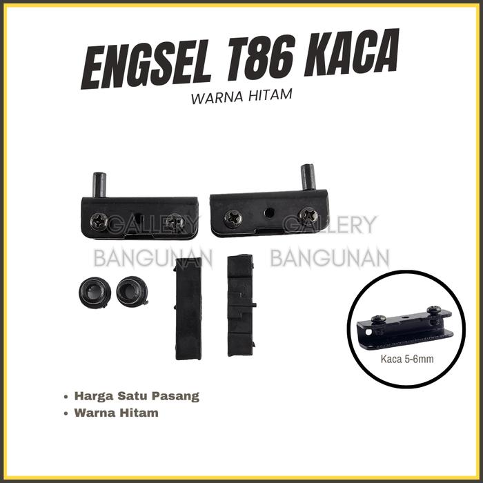 Jual Engsel T86 Kaca Hitam Jepit Kaca Glass Door Pivot Hinge Glass T 86 - Kab. Lamongan ...