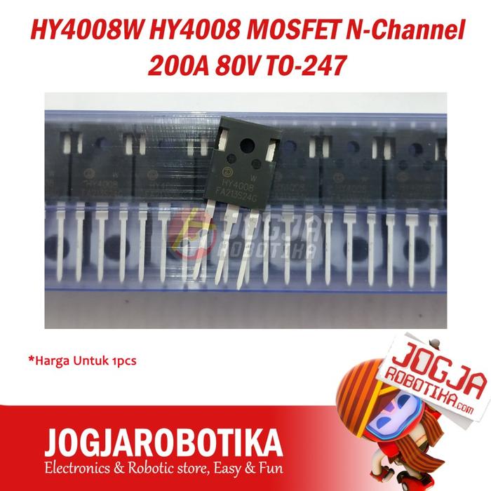 Jual HY4008 HY4008W HY 4008 MOSFET N-Channel 200A 80V TO-247 Body Besar ...