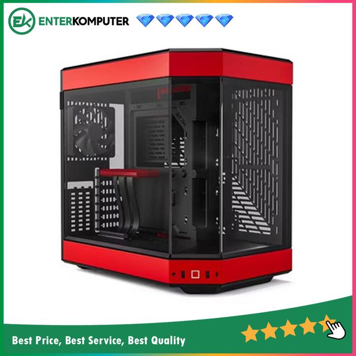 Promo Casing Hyte Y60 Black Cherry - Modern Aesthetic Dual Chamber ATX Case Cicil 0% 3x ...