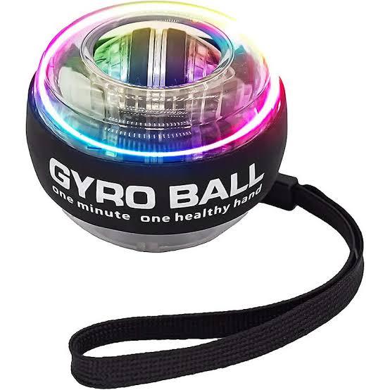 Jual Wrist Ball Gyro Spinner Exercise Auto LED Alat Latihan Tangan Gym ...
