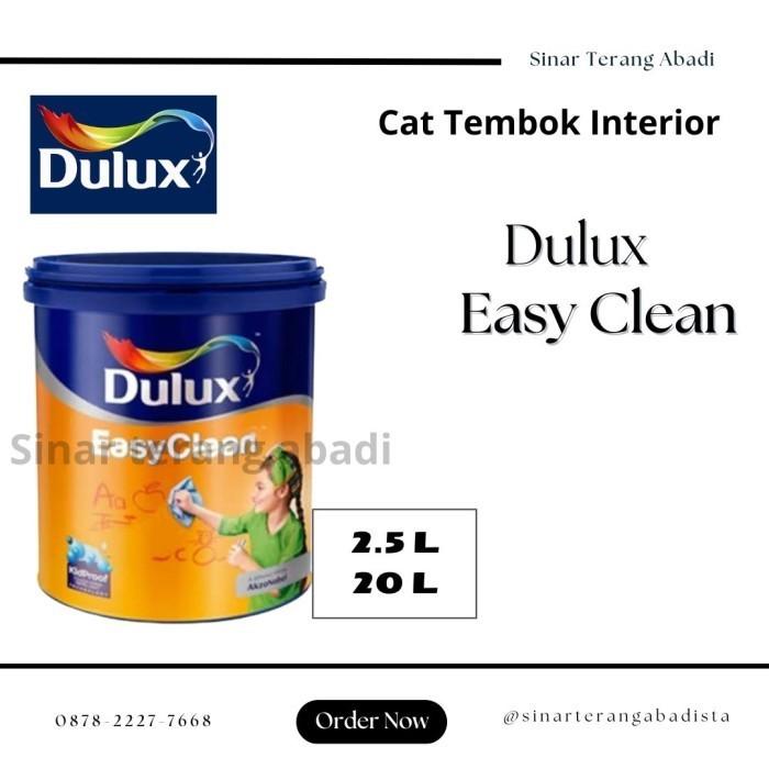 Jual Cat Tembok Interior Premium Dulux Easy Clean Base D 2.5 Ltr Fiesta ...