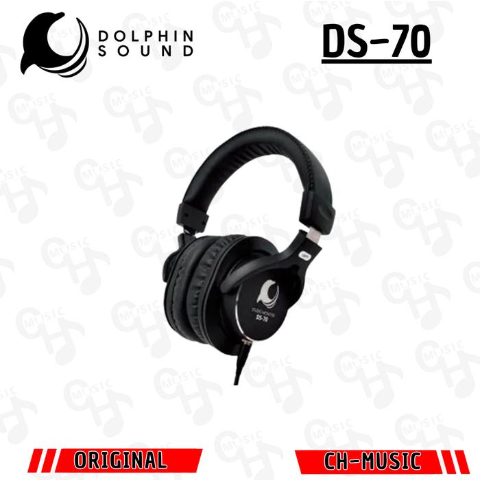 Jual Headphone Dolphin Sound DS70 Dynamic Closed Headphone Monitor ...