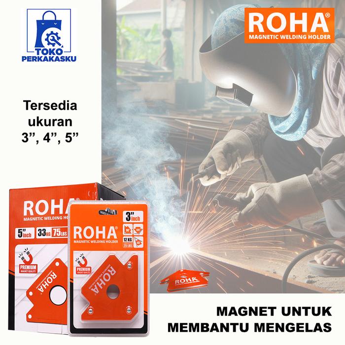 Promo ROHA MAGNETIC WELDING HOLDER | Magnetic Las - 5" - Jakarta Pusat ...