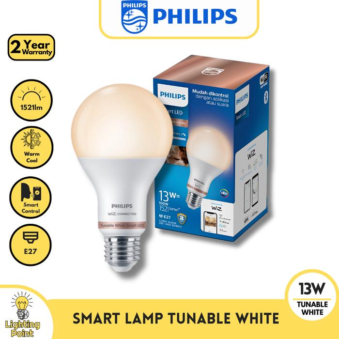 Jual Lampu PHILIPS Smart Lamp WiFi With Bluetooth LED 13W - Tunable ...