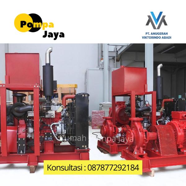 Jual Pompa Hydrant ELectric Ebara 750 GPM 80 m 75 kw Set Lengkap Pompa ...