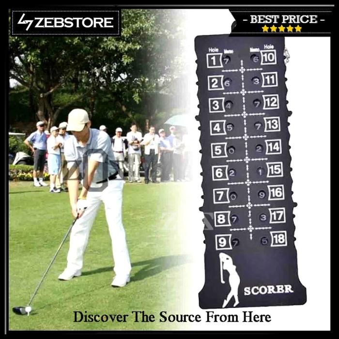 Jual Alat Penghitung Skor Score Kartu Card Counter Pukulan Golf 18 Hole ...