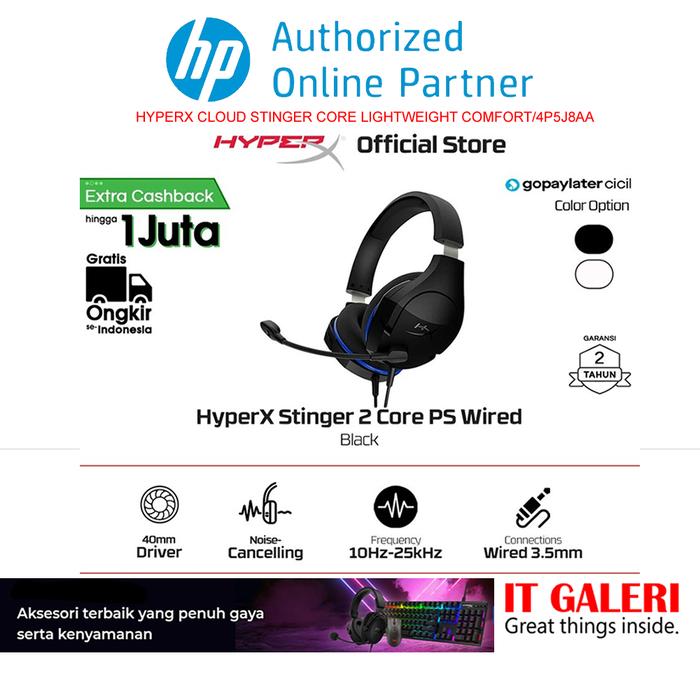 Promo HyperX Cloud Stinger Core LightWeight Comfert / 4P5J8AA Cicil 0% 3x - Jakarta Selatan - IT ...