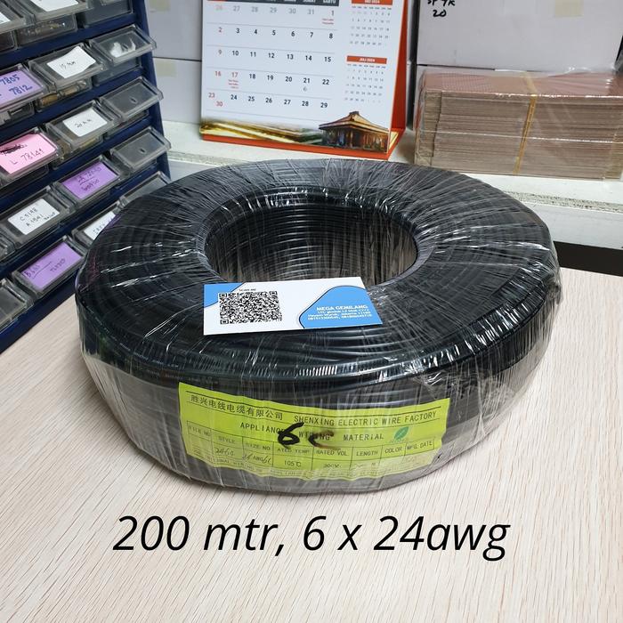 Jual Kabel isi 6, 200 meter | Kabel AWG 24 ( 6 Jalur ) - Jakarta Barat ...