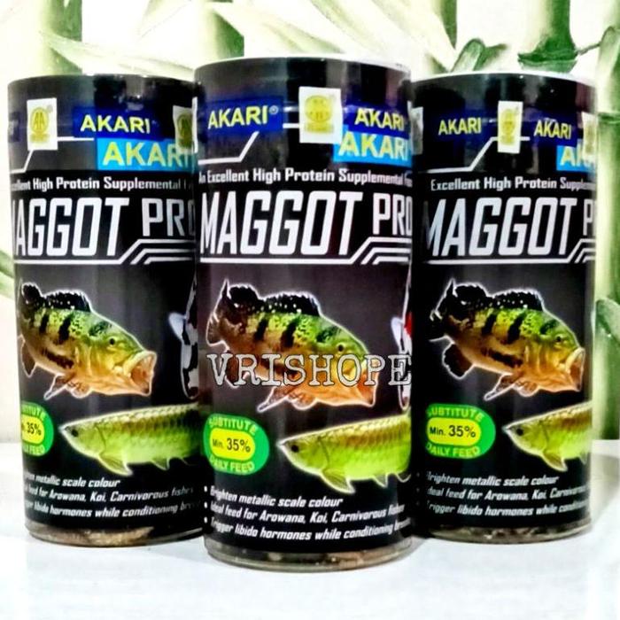 Jual Akari Red Maggot Pro 40 Gram, Pakan Arwana, Koi, Louhan Dan Segala ...