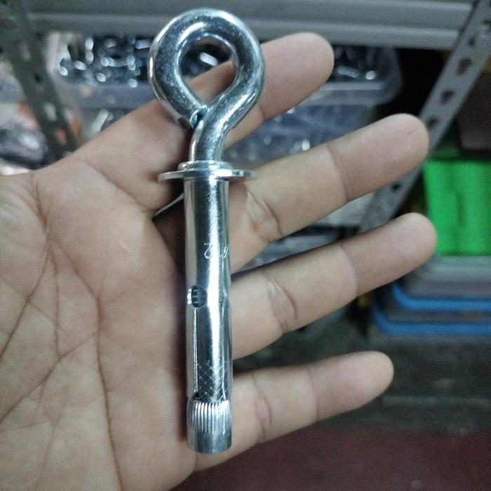 Jual eye anchor 12mm / eye anchor bolt 12mm / eye anchor m12 - Jakarta ...