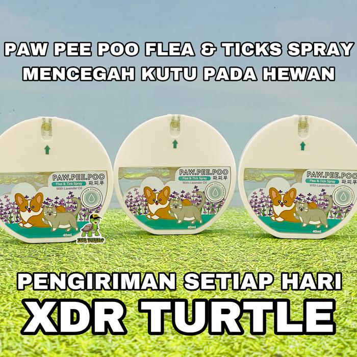 Jual PAW PEE POO FLEA & TICK SPRAY WITH LAVENDER OIL SPRAY PENCEGAH ...