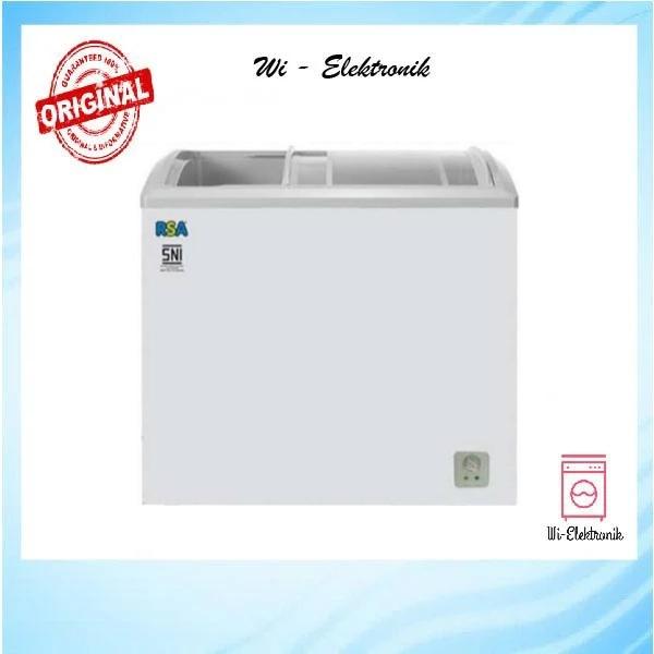 Jual Chest Freezer Sliding Curve 300 Liter RSA SD 313 Chest Freezer ...